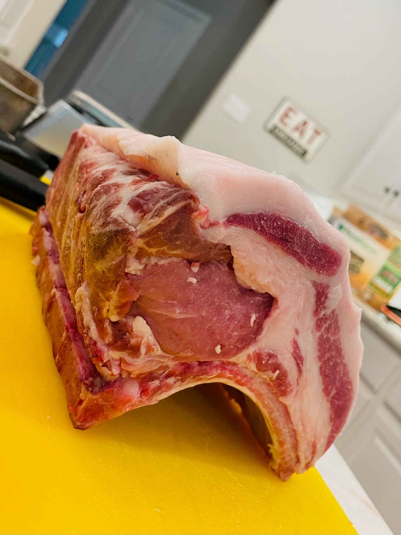Mangalitsa Whole Bone-In Pork Loin – 840 Farm Mangalitsa Whole Bone-In Pork Loin – 840 Farm